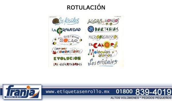 La rotulación